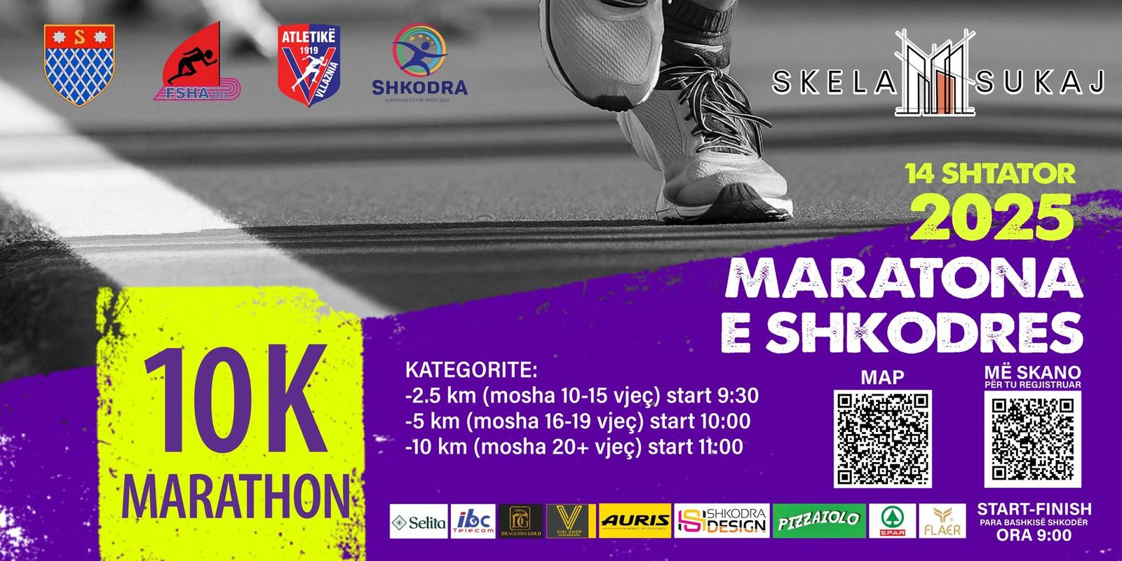 Të dielën, “Maratona e Shkodrës”. Programi i aktivitetit dhe njoftimi i ...