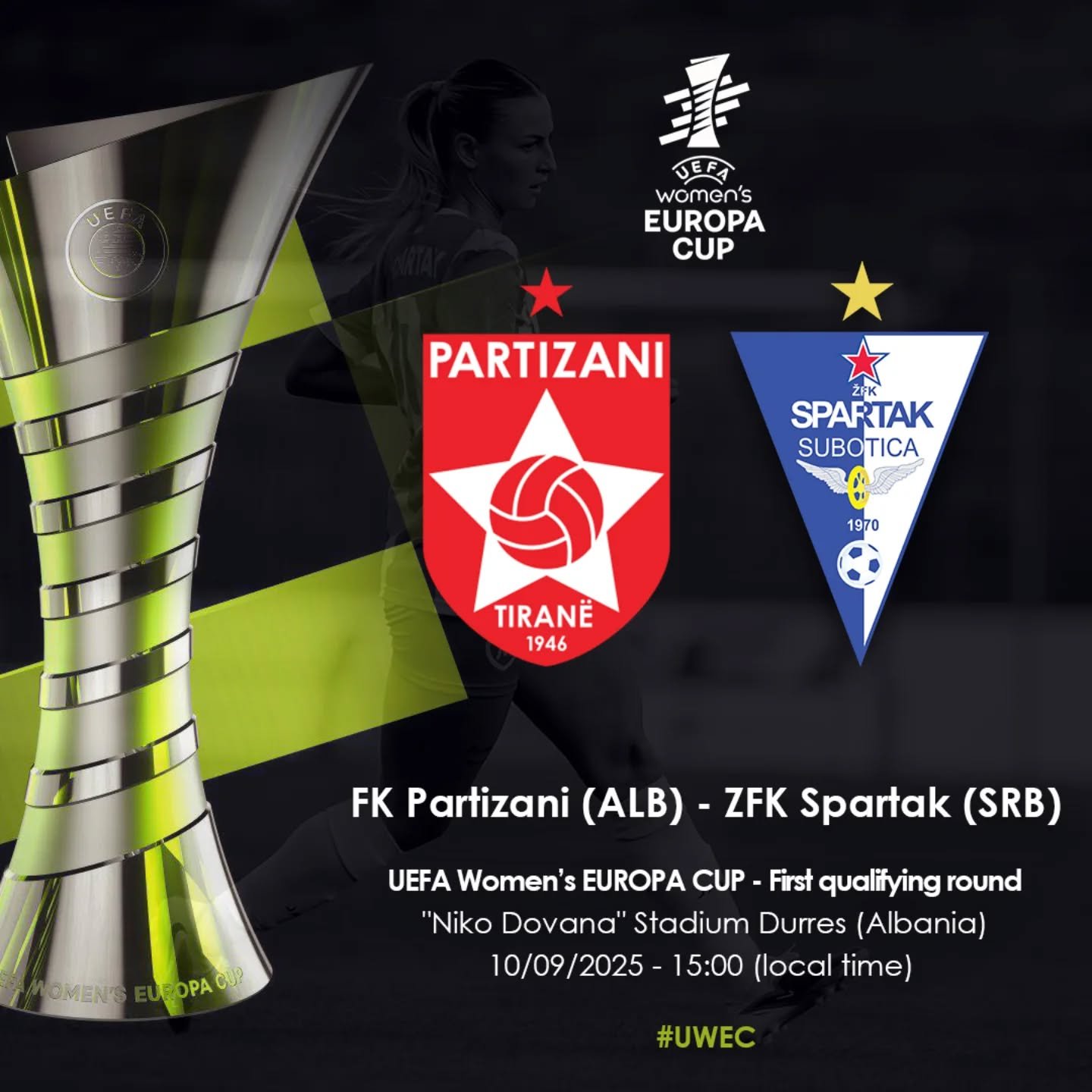 UEFA Women’s Europa Cup/ Partizani nis nesër rrugëtimin, përballet me ...